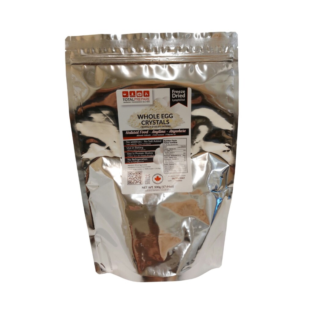 Freeze Dried Powdered Eggs (1kg) – Survival Food Canada